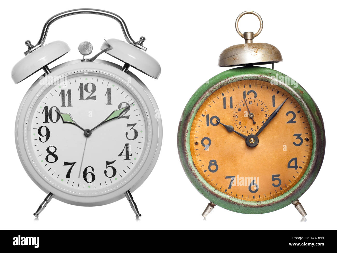 Vintage clock isolated hi-res stock photography and images - Alamy