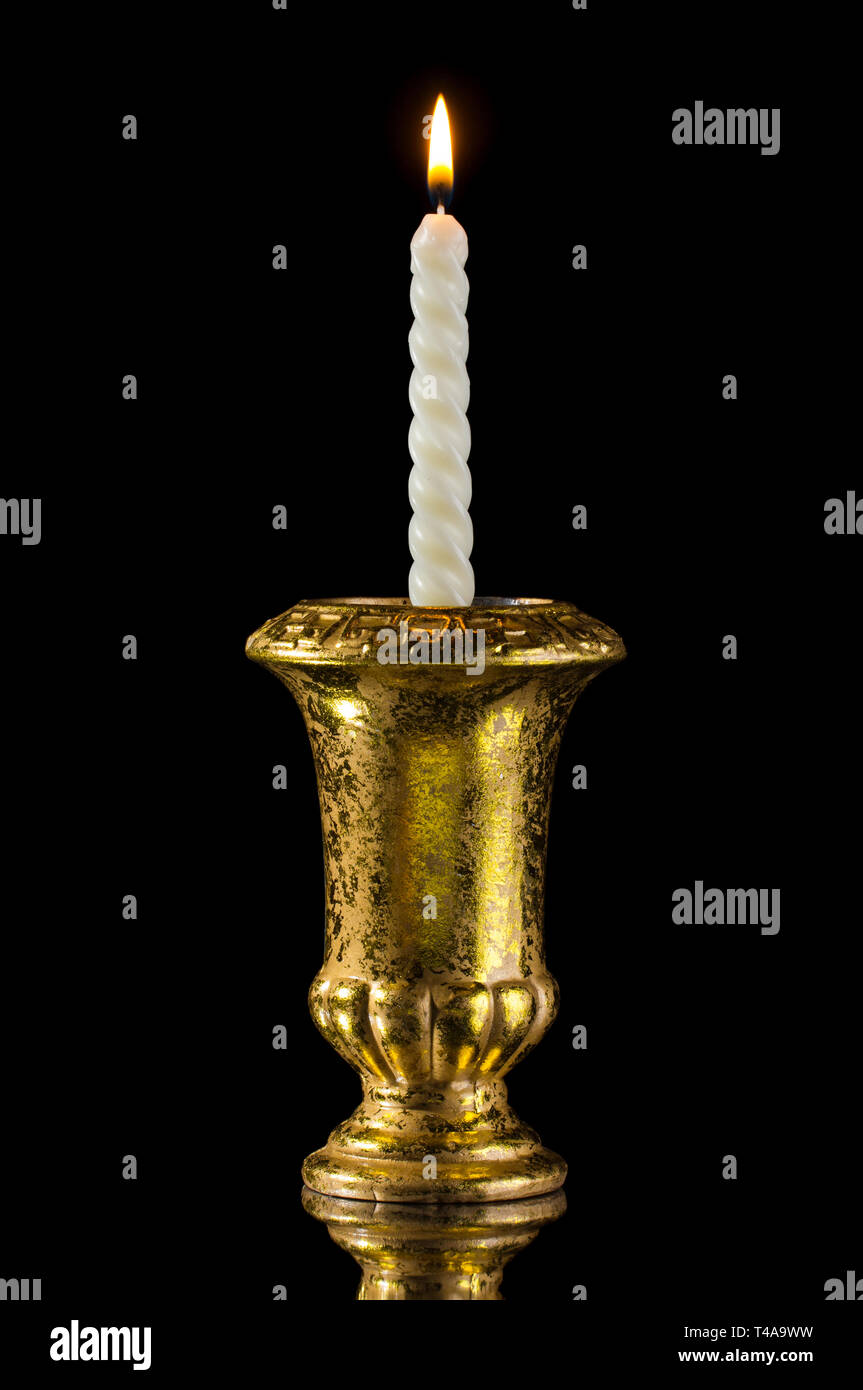 The golden candlestick hi-res stock photography and images - Alamy