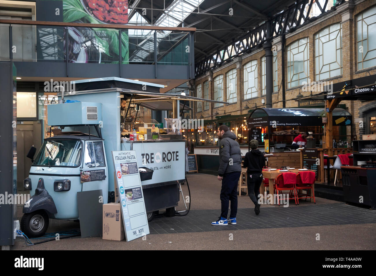 Spitalfields market food hall hi-res stock photography and images - Alamy