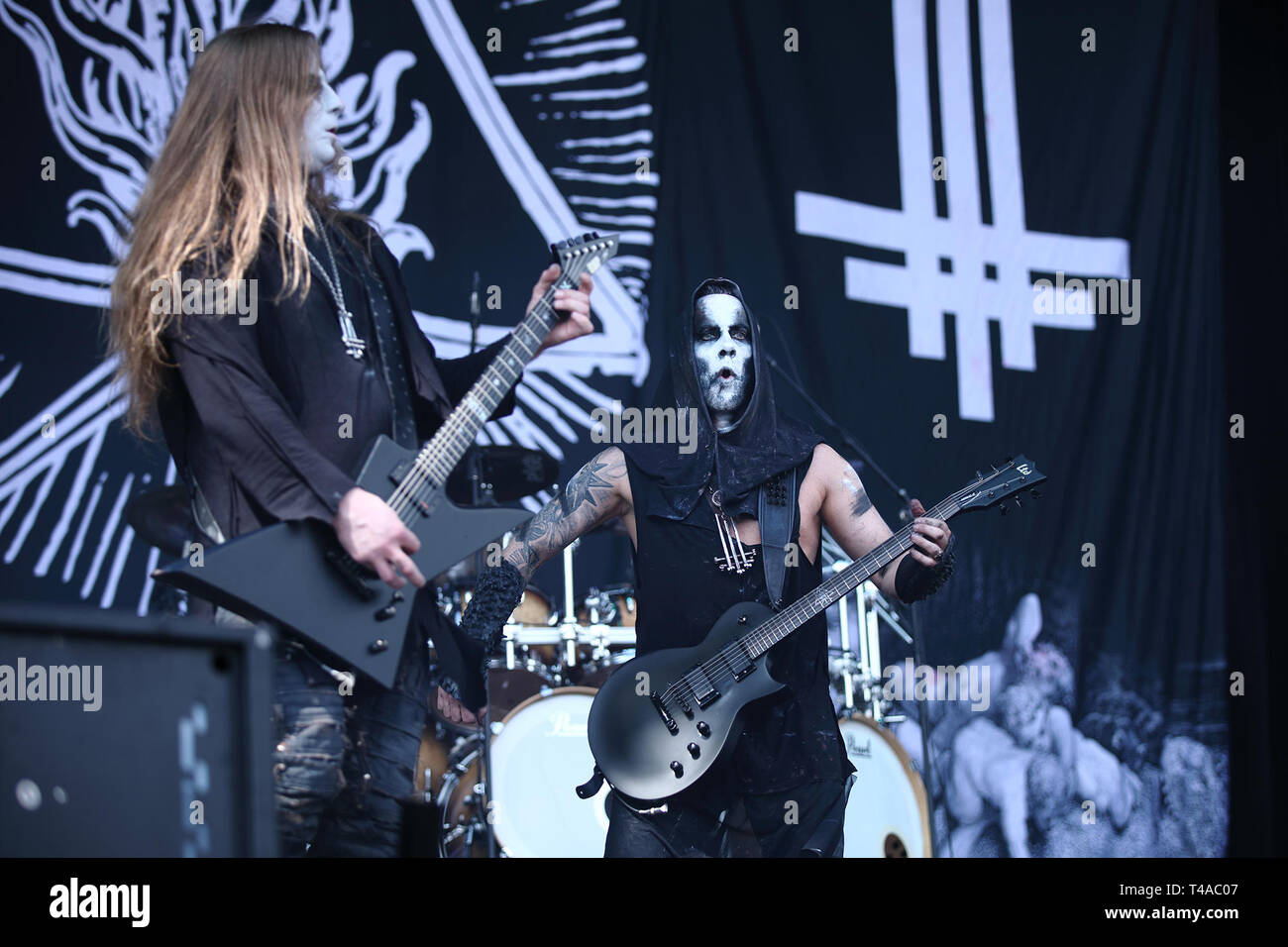 Behemoth play Download Festival in Melbourne, Australia Featuring: Seth ...