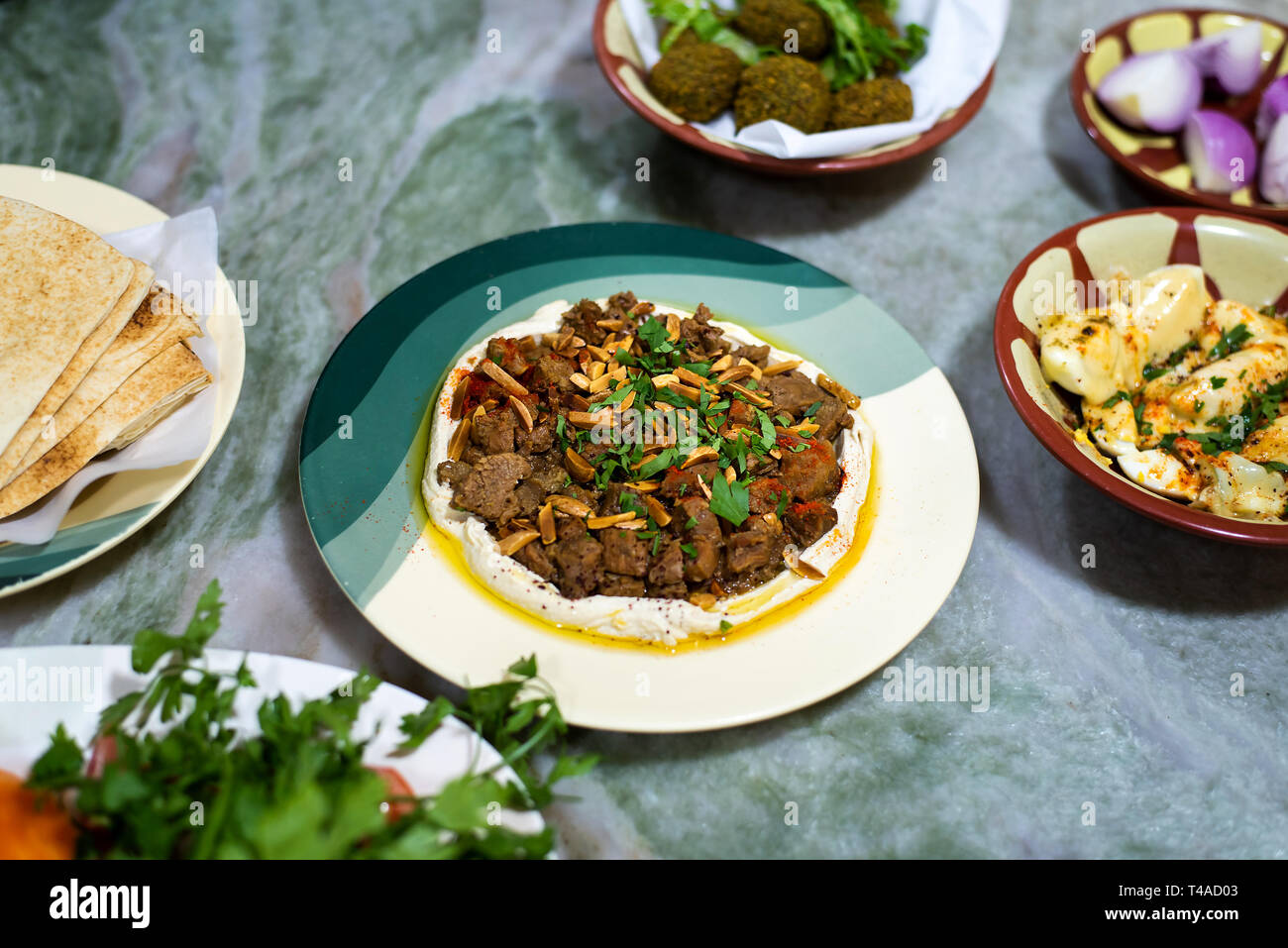 Arabic food meat hi-res stock photography and images - Alamy