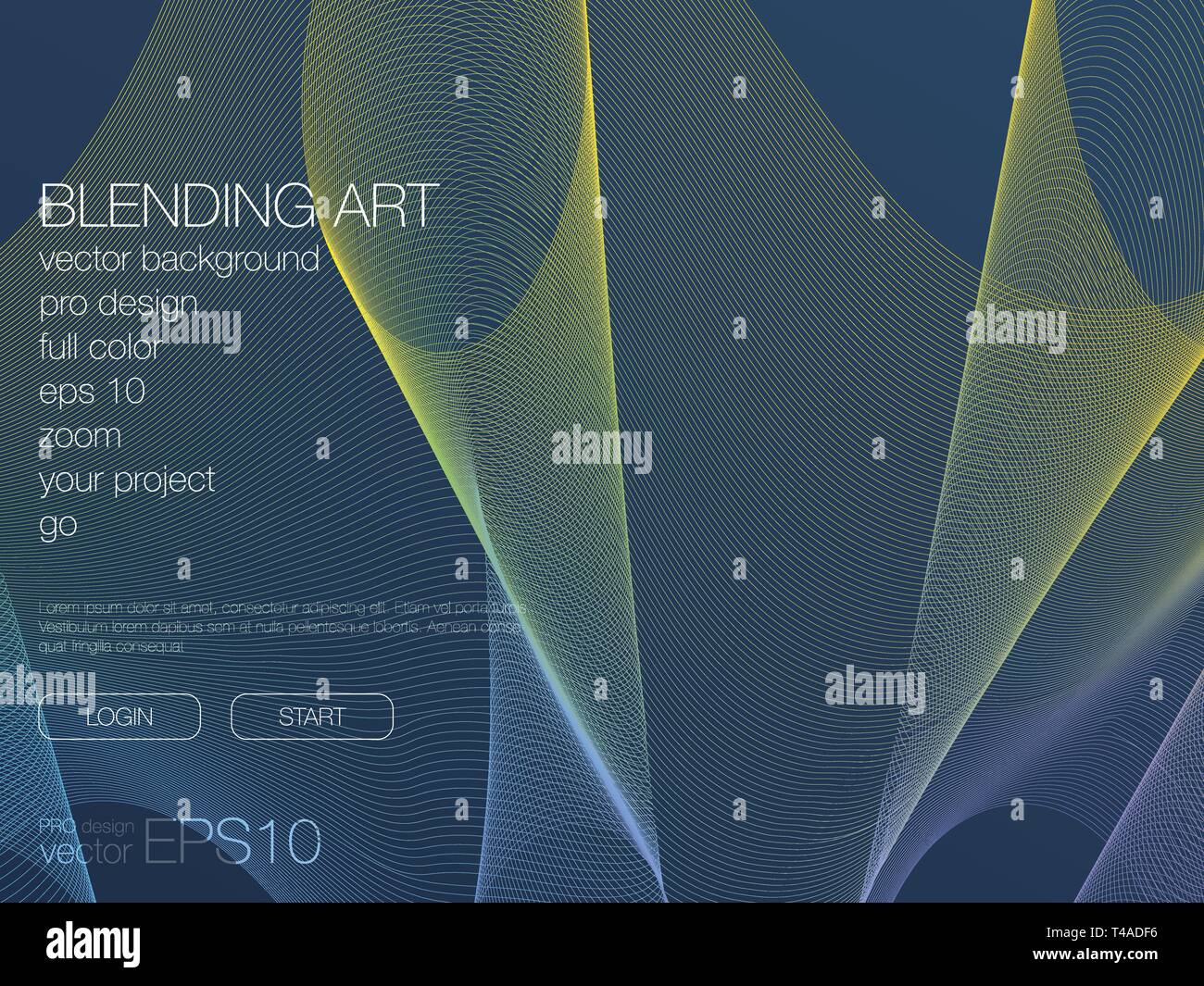Abstract blend background. Template for web site Stock Vector Image ...