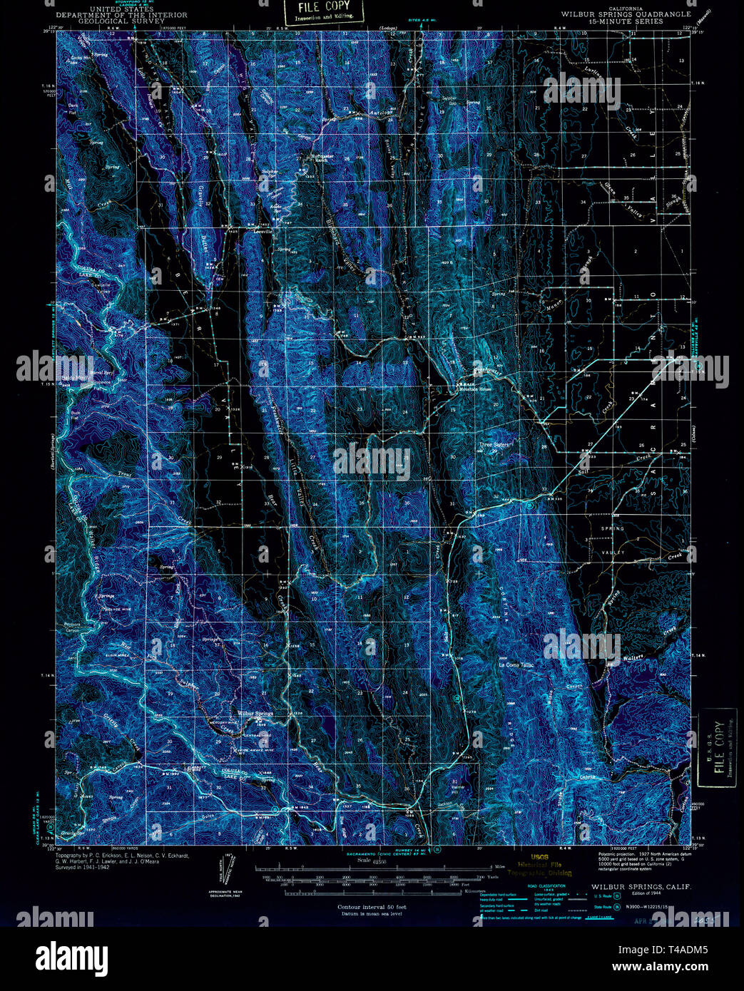 Map Of Wilbur High Resolution Stock Photography and Images - Alamy