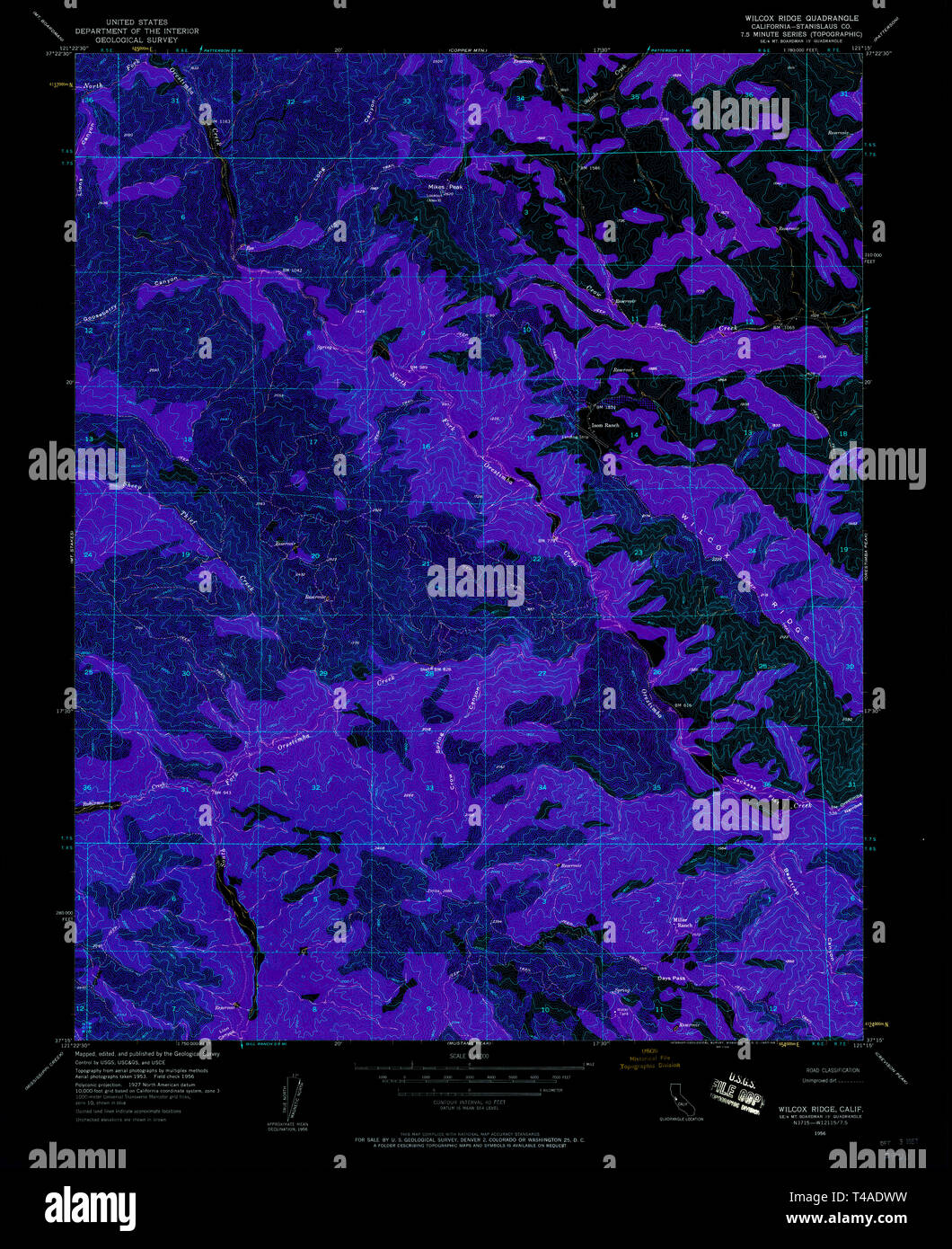 Map Of Wilcox High Resolution Stock Photography and Images - Alamy
