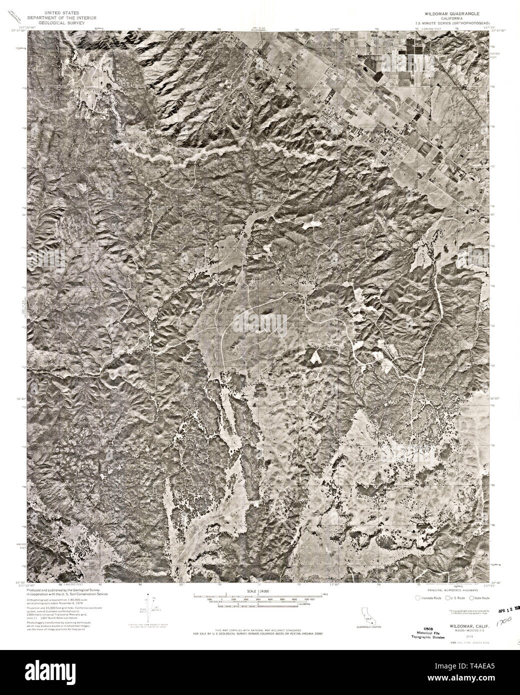 1974 map Cut Out Stock Images & Pictures - Alamy