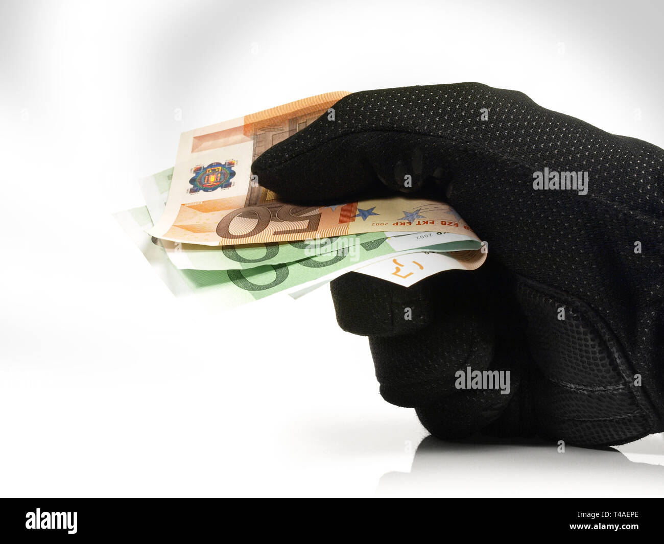 Giving money black and white hi-res stock photography and images - Alamy