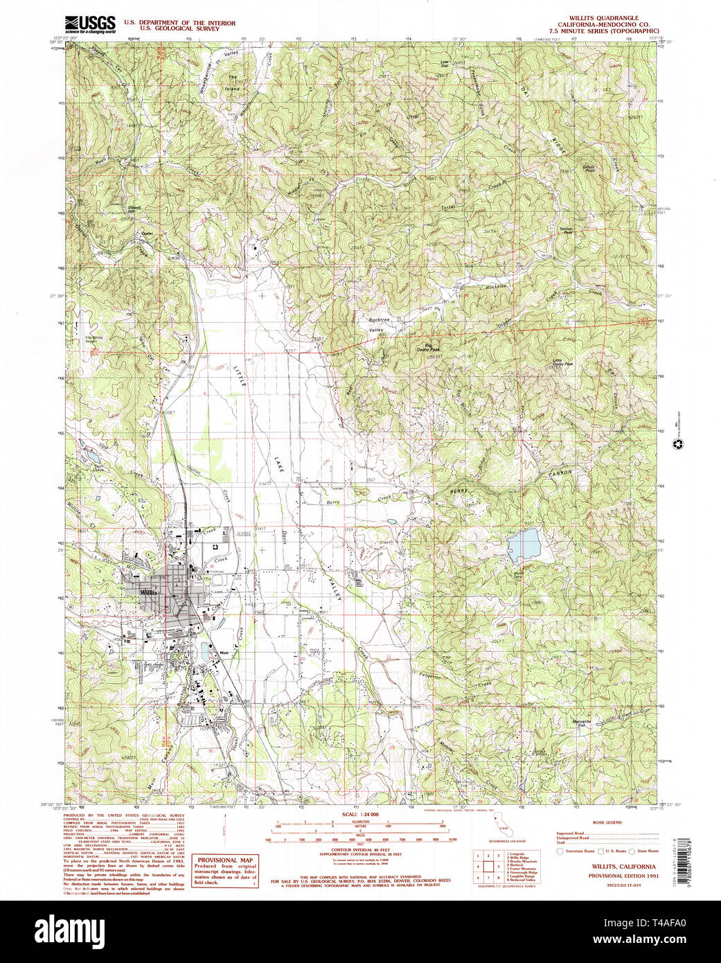 Willits california hi-res stock photography and images - Alamy