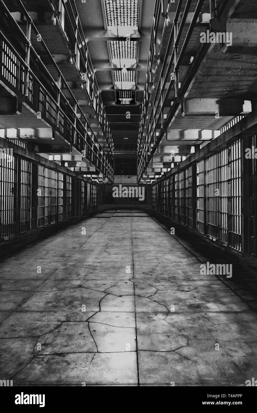 Alcatraz prison escape Black and White Stock Photos & Images - Alamy