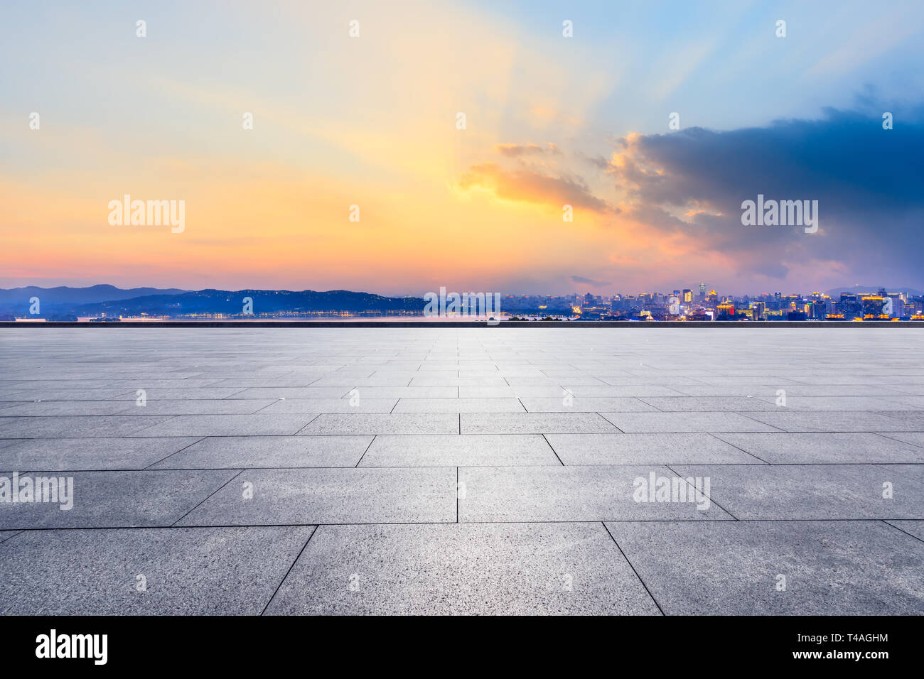 Beautiful square in downtown hi-res stock photography and images - Alamy