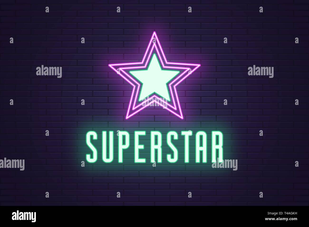 Superstar word Stock Vector Images - Alamy
