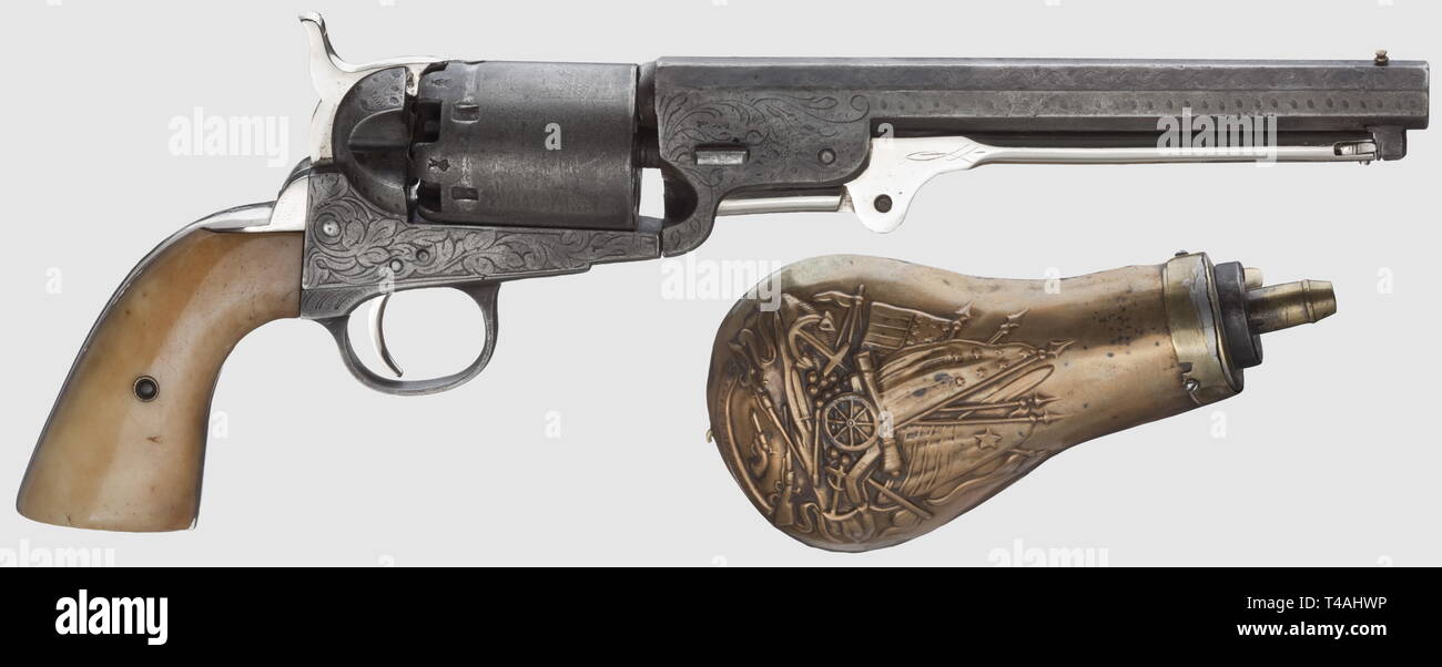 Small arms, revolver, Colt Navy 1851, caliber .38, Clemant Arms Company ...