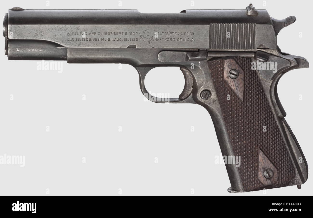 Pistols colt 1911 hi-res stock photography and images - Alamy