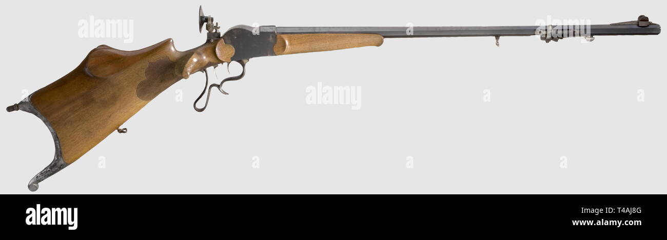 Civil long arms, modern systems, full stock rifle, Emil Nordheim, Zella ...