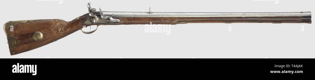 Civil long arms, flintlock and caplock, flintlock rifle, North German ...