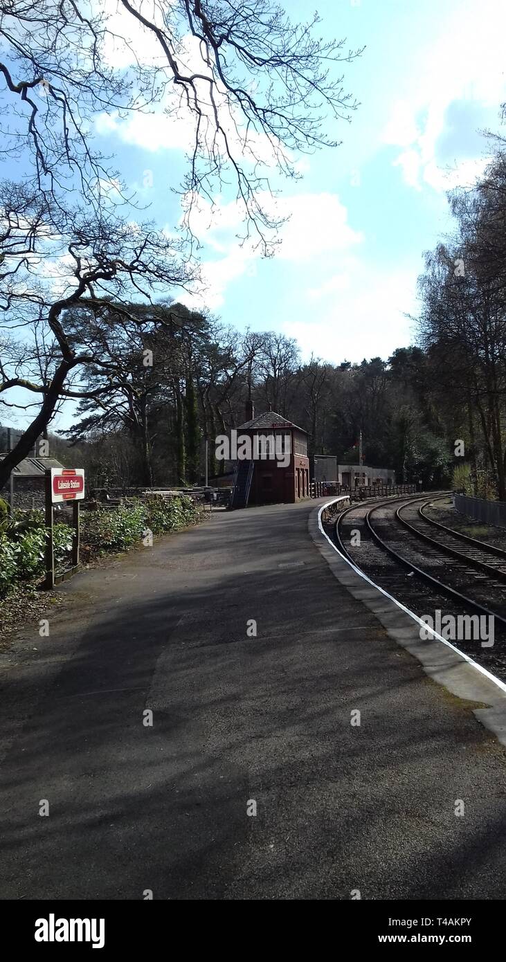 Lakeside rail station Stock Photo - Alamy