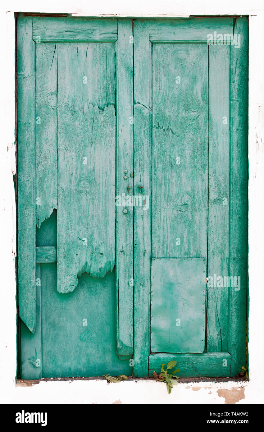 Old green window in Cut Out Stock Images & Pictures - Alamy