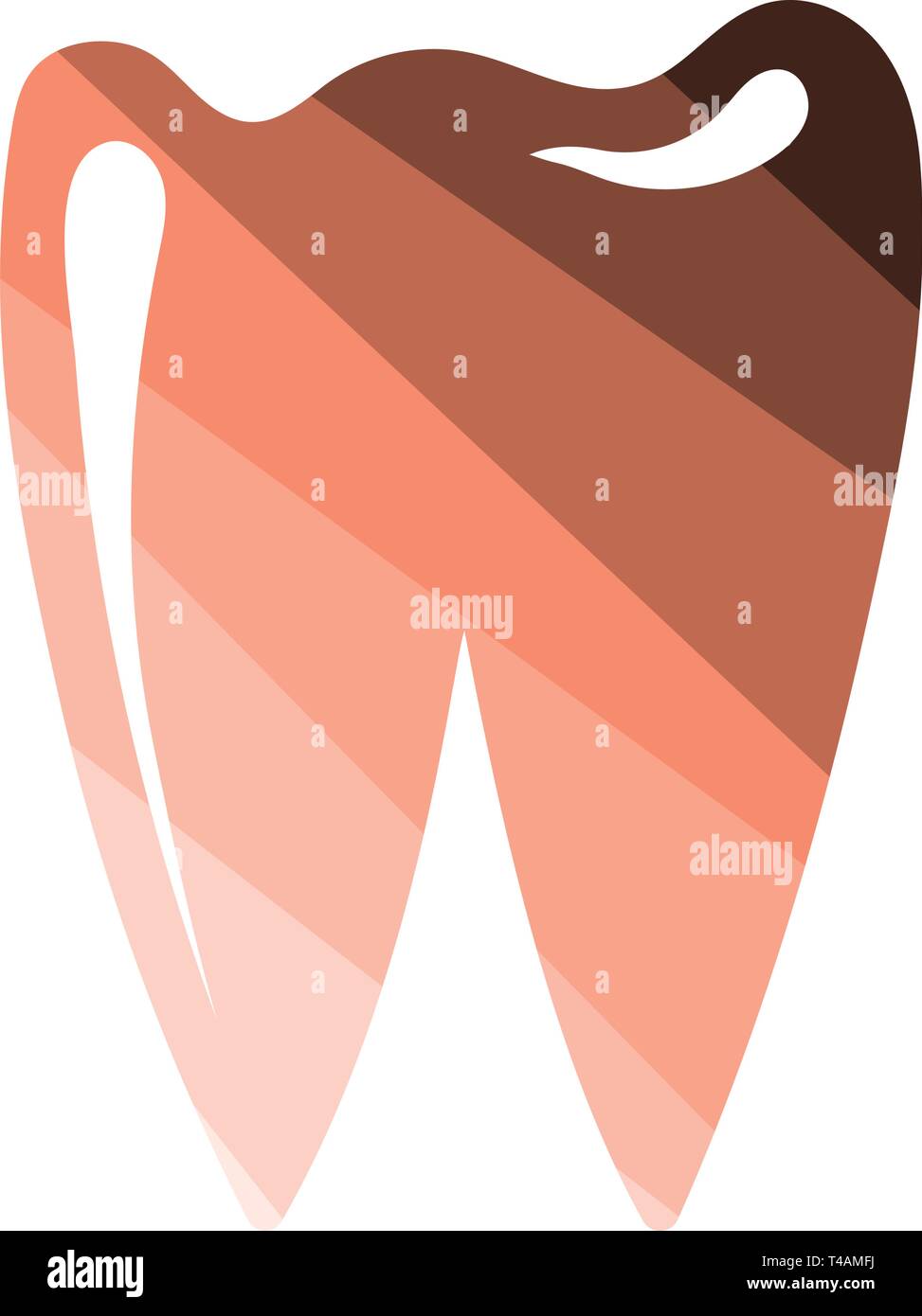 Single tooth flat color hi-res stock photography and images - Alamy