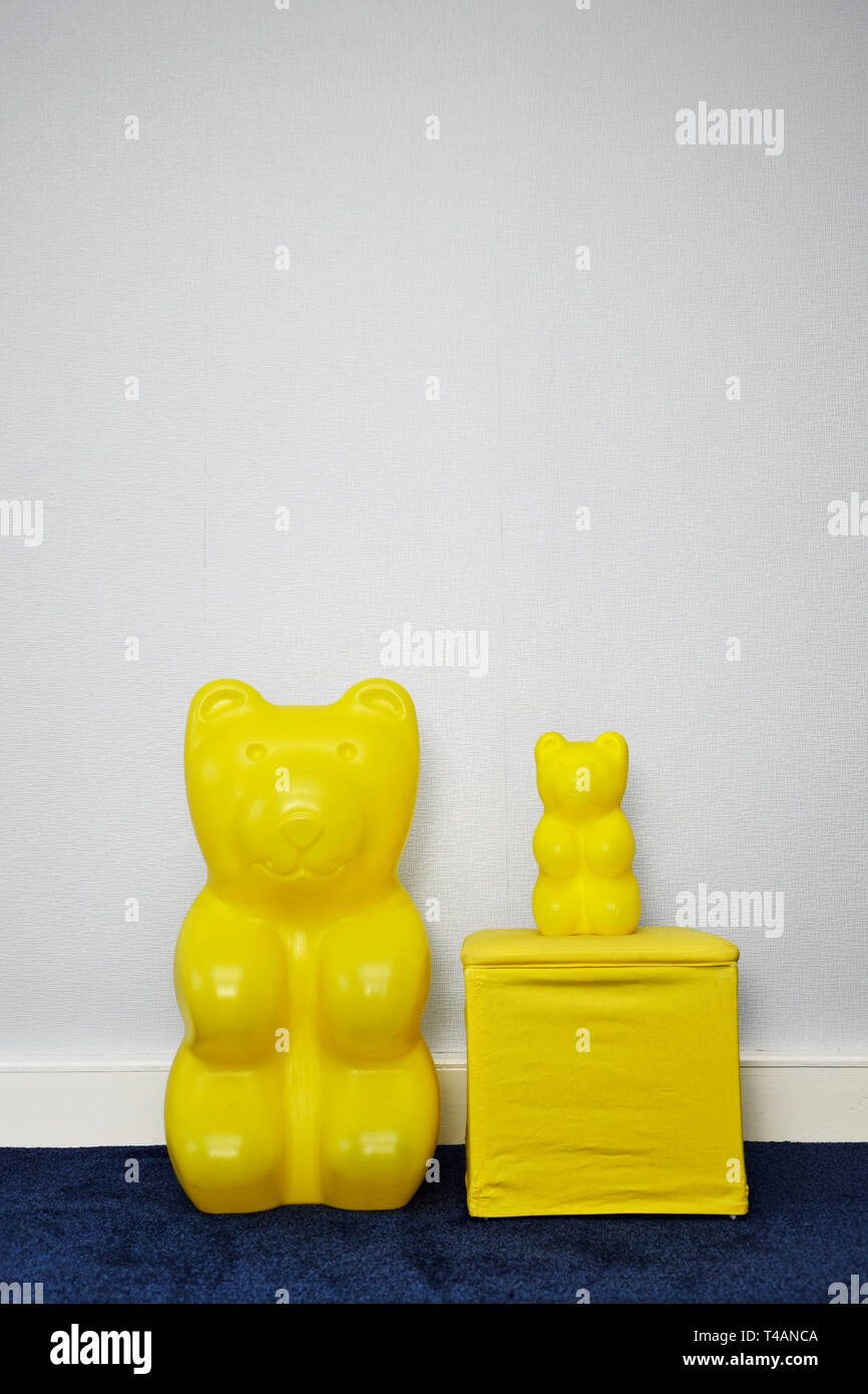 two yellow teddies Stock Photo - Alamy