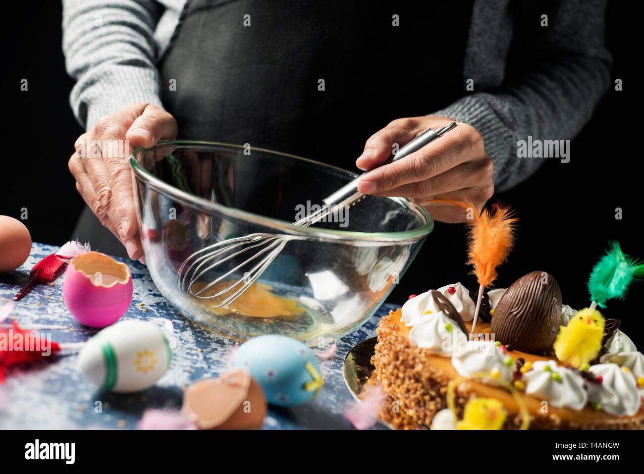 Man eating chocolate easter egg hi-res stock photography and images - Alamy