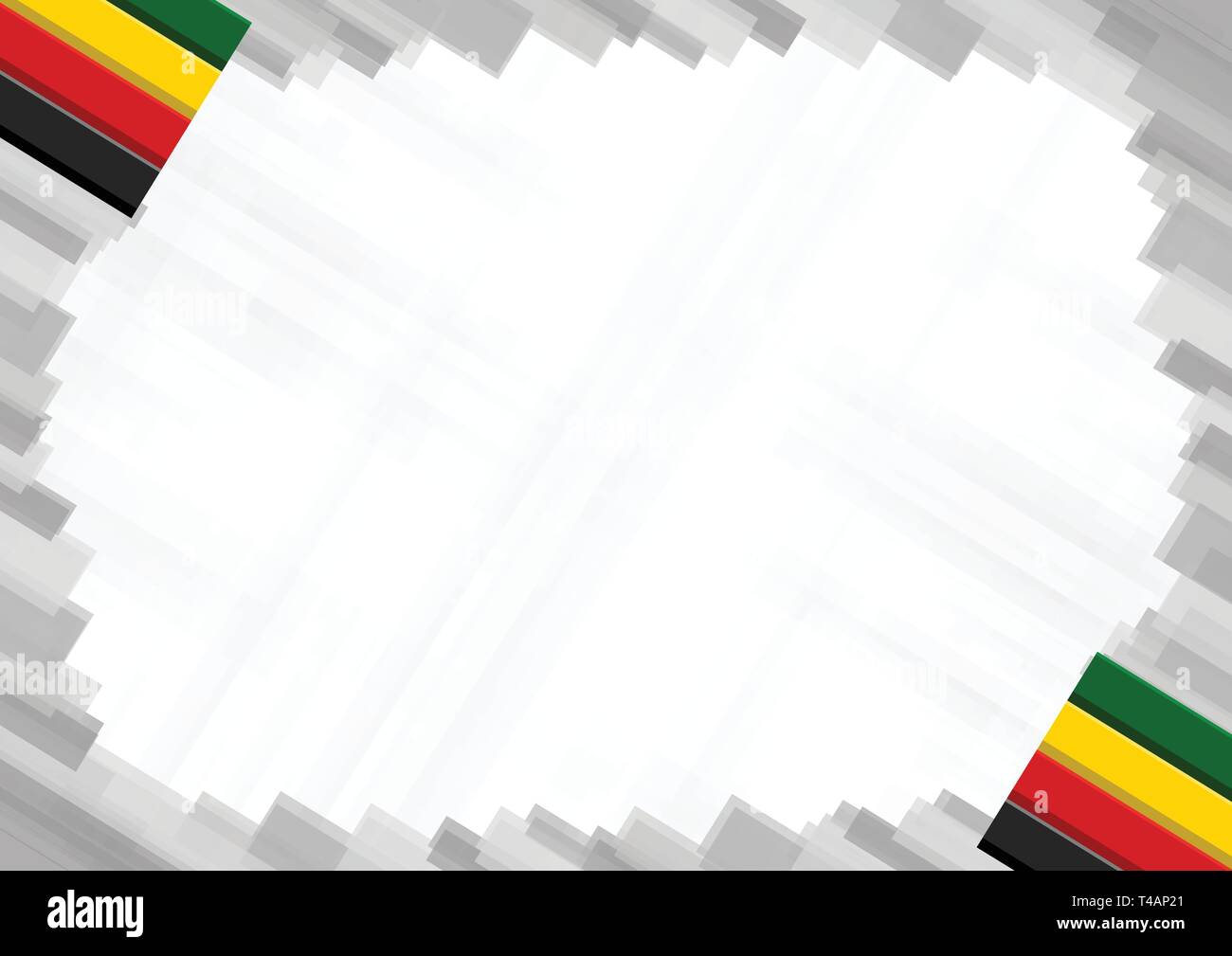 Border made with Zimbabwe national colors. template elements for your ...
