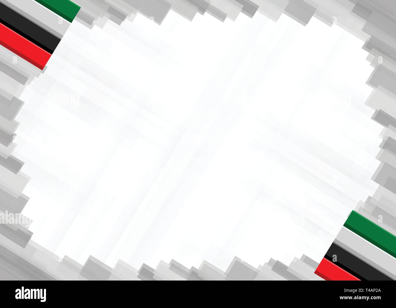 Border made with United Arab Emirates national colors. template ...