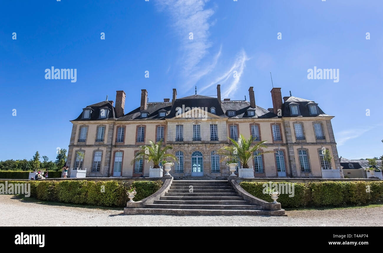 LA MOTTE TILLY, FRANCE, AUGUST 07, 2016 : exteriors and gardens of La ...