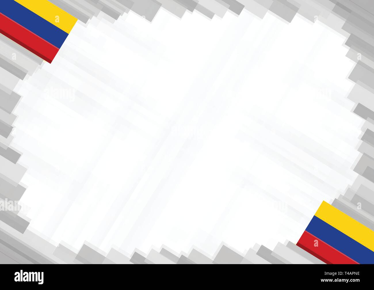 Border made with Colombia national colors. template elements for your ...