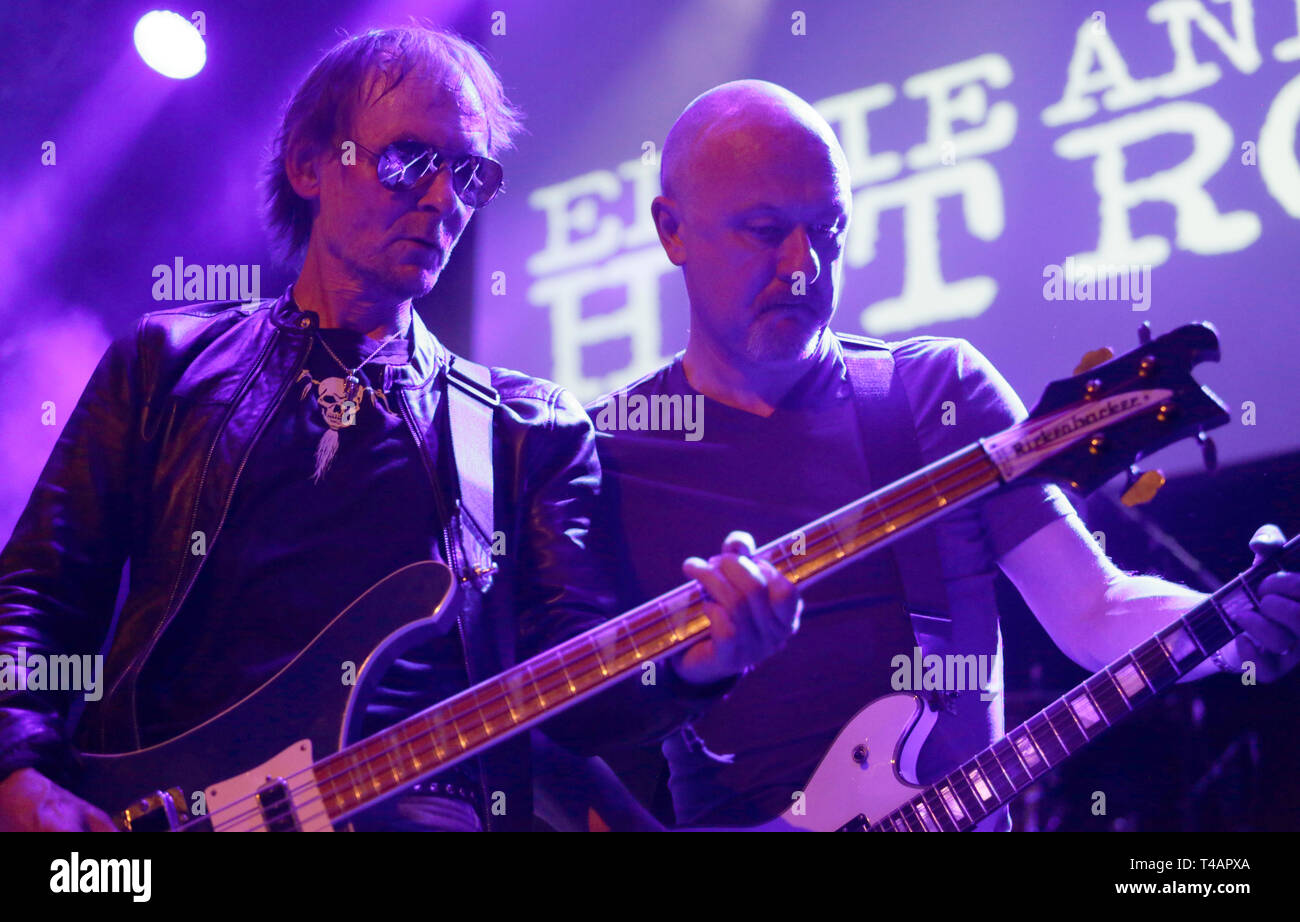 Special guests Paul Gray of The Damned (L) and Chris Taylor perform on ...