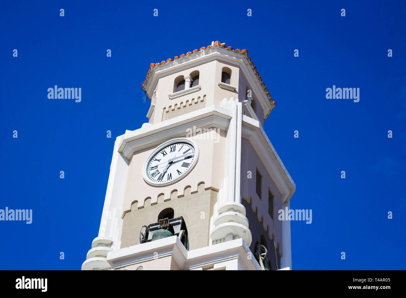 Church clock tower Stock Photo - Alamy