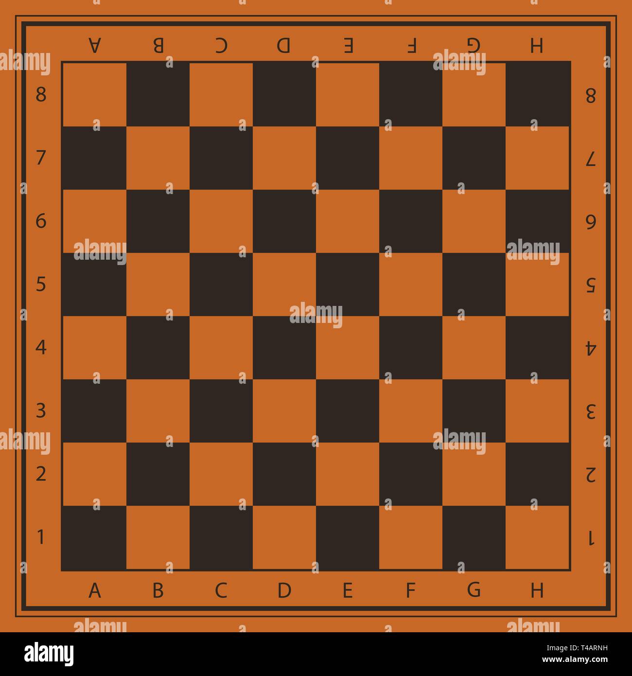 Vector chess field with numbers Stock Vector Image & Art - Alamy