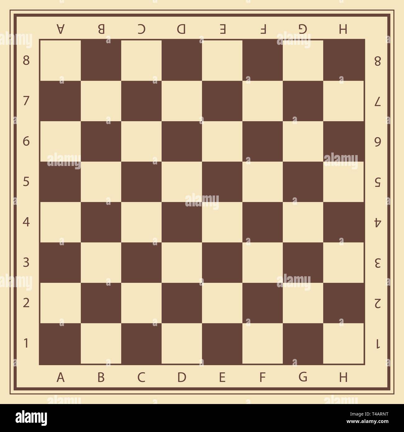 Vector chess field with numbers Stock Vector Image & Art - Alamy