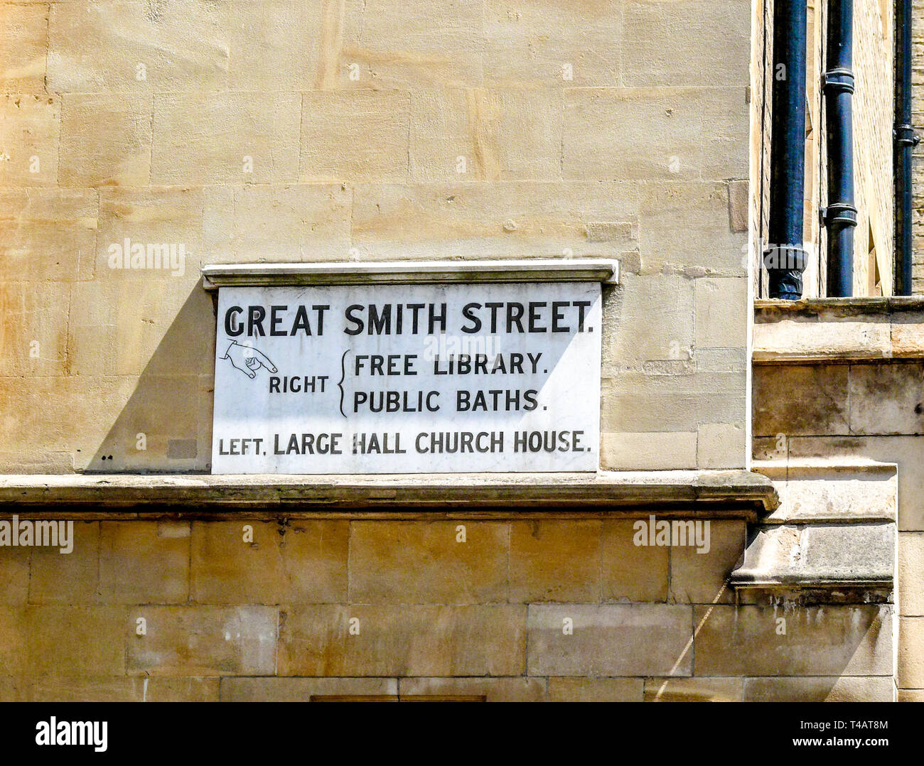 Great Smith Street street sign, London Stock Photo - Alamy