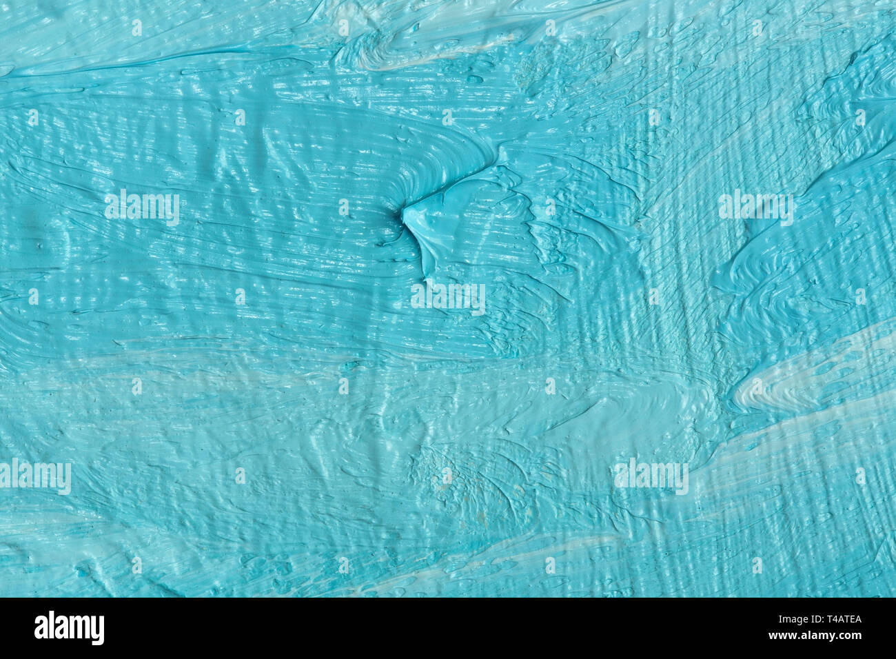 Vibrant blue oil pastel paint hi-res stock photography and images - Alamy