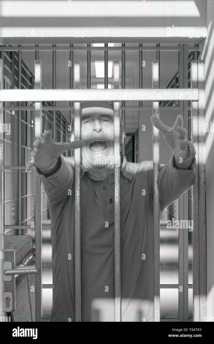 Psychiatric hospital man hi-res stock photography and images - Alamy