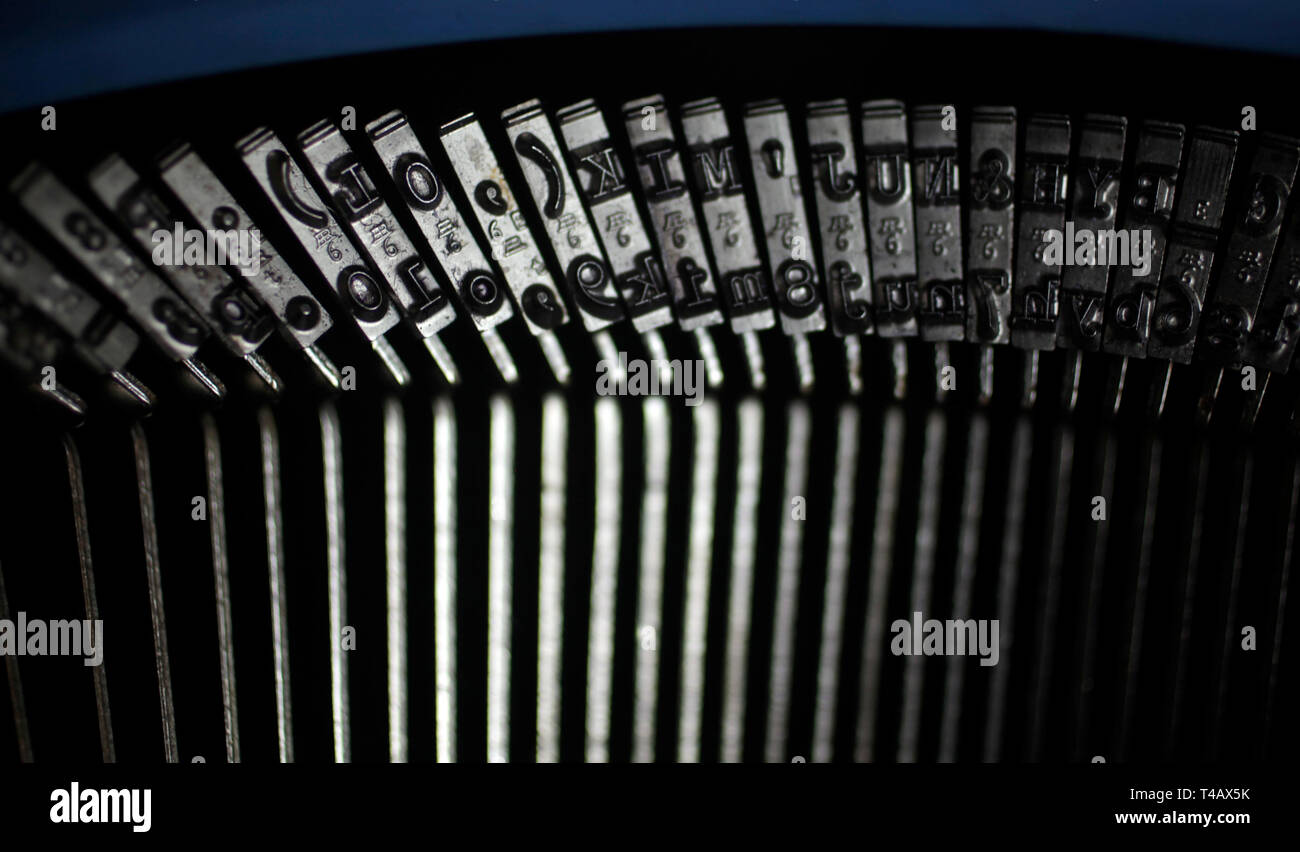 Typewriter strikers hi-res stock photography and images - Alamy