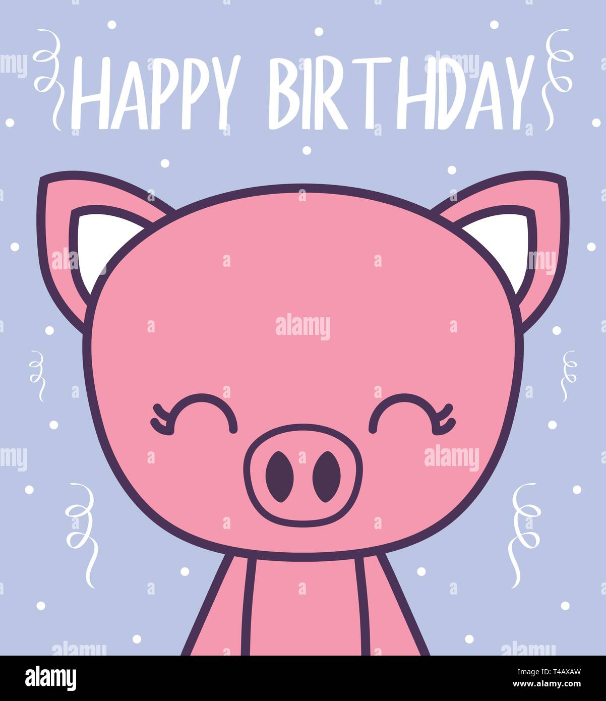 Cute Happy Pig