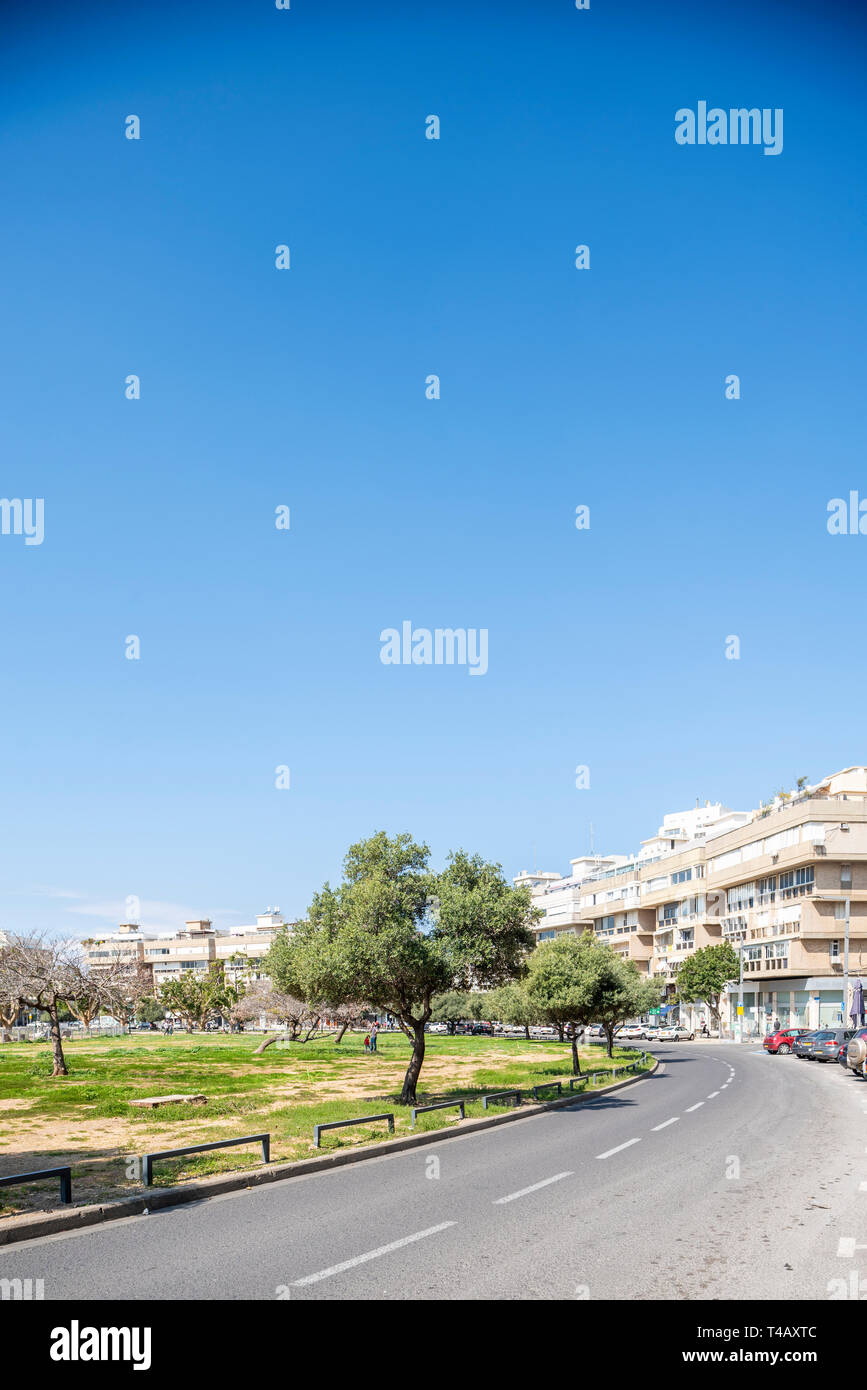 Israel, Tel Aviv-Yafo - 23 February 2019: Kikar Hamedina square Stock ...