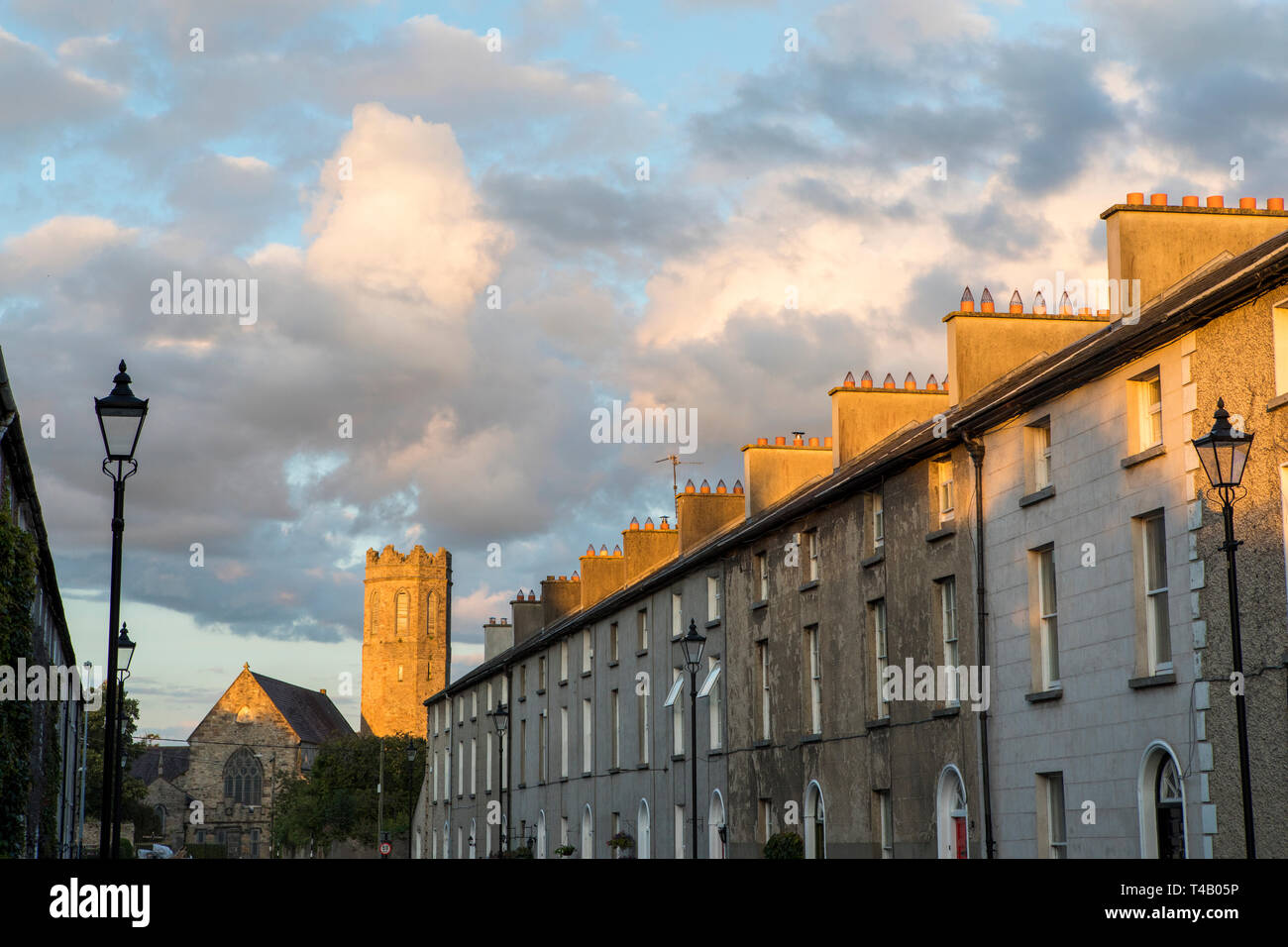 The Georgian streetscape of Anne Street, Clonmel in County Tipperary ...