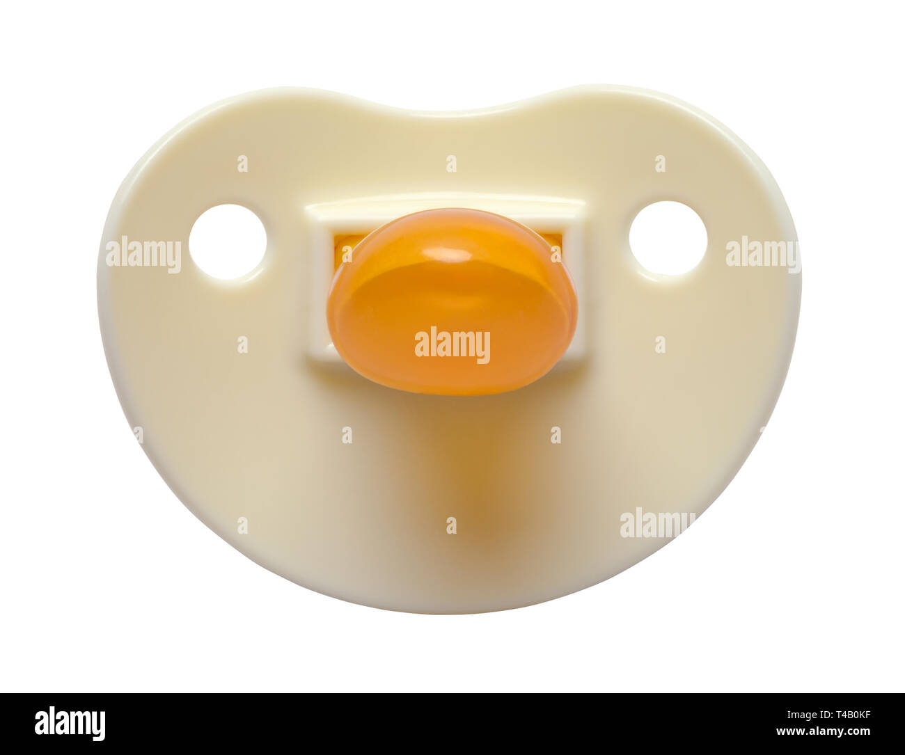 Baby Pacifier Front View Isolated on a White Background Stock Photo - Alamy