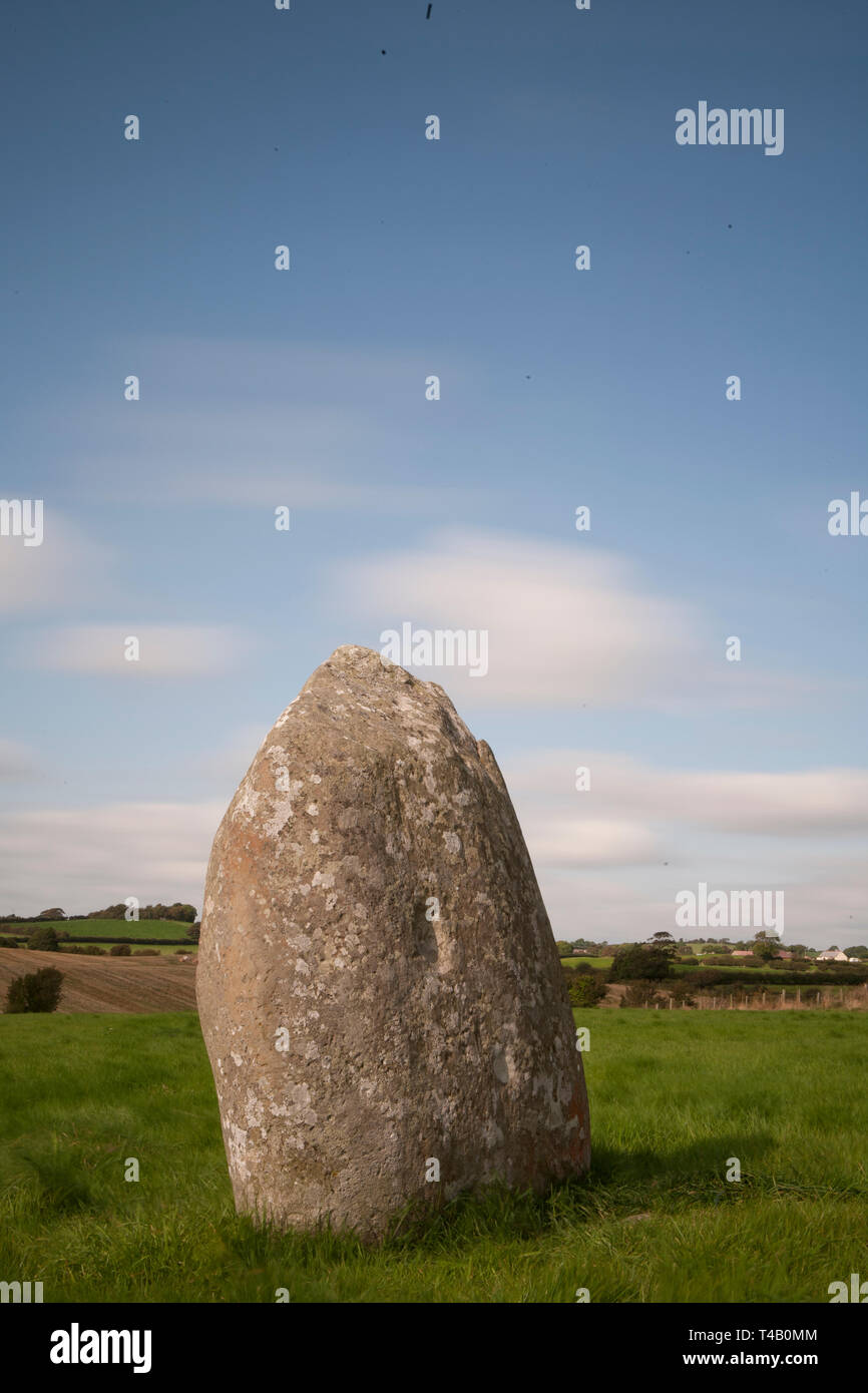 Ballynoe standing stones hi-res stock photography and images - Alamy