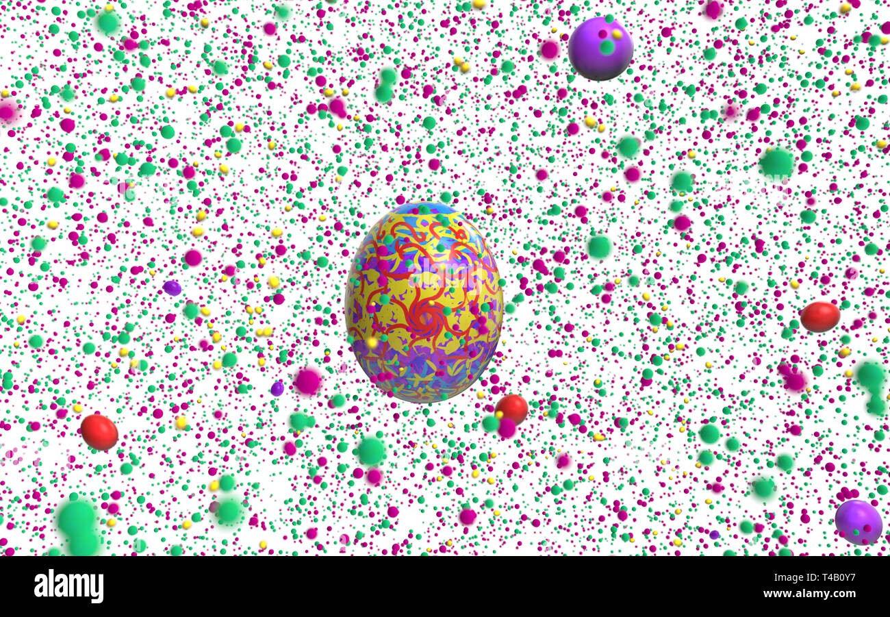 Mega colorful eggs explosion for easter. beautiful colorful easter eggs ...