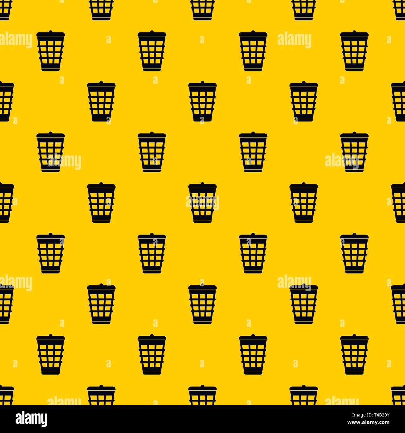 Trash can pattern vector Stock Vector Image & Art - Alamy