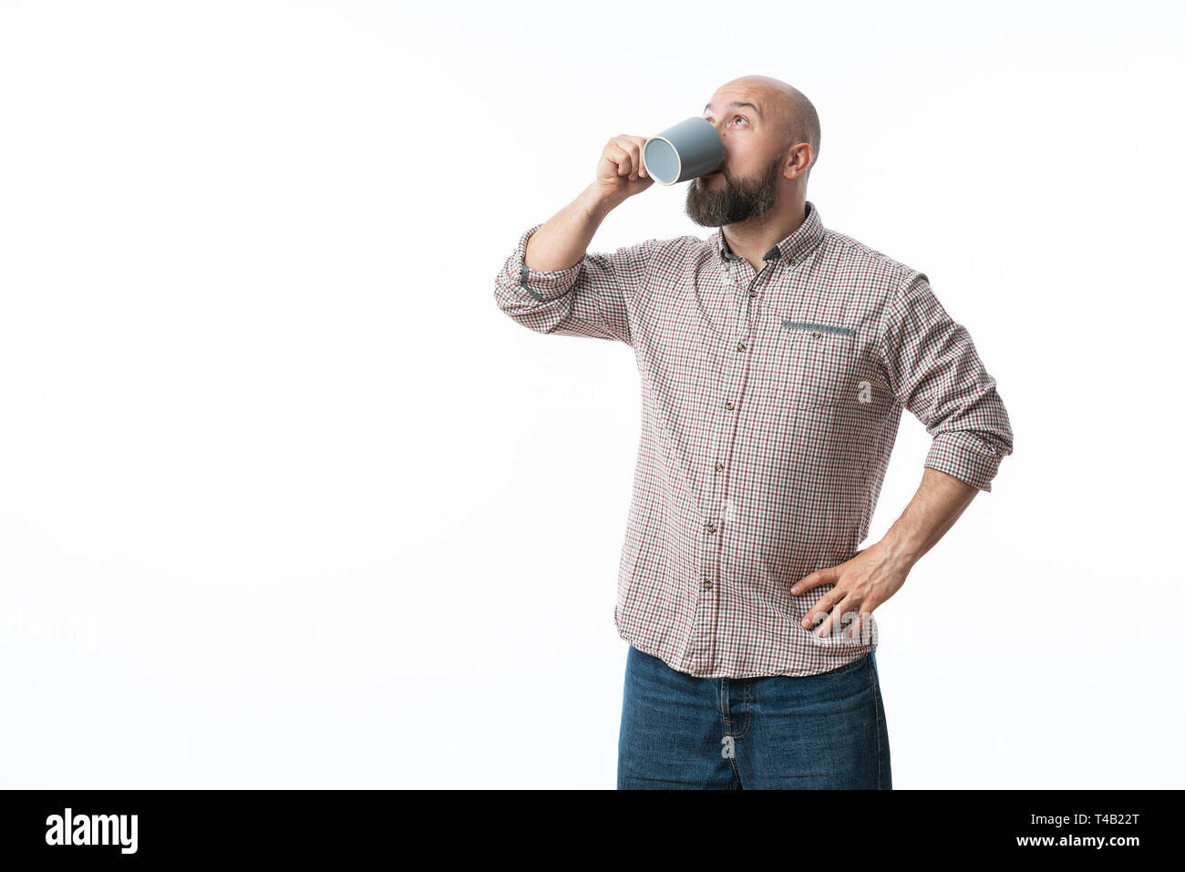 Hispanic young man beard glasses Cut Out Stock Images & Pictures - Alamy