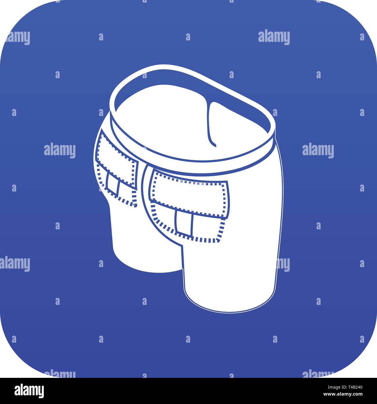 Striped trousers Stock Vector Images - Alamy