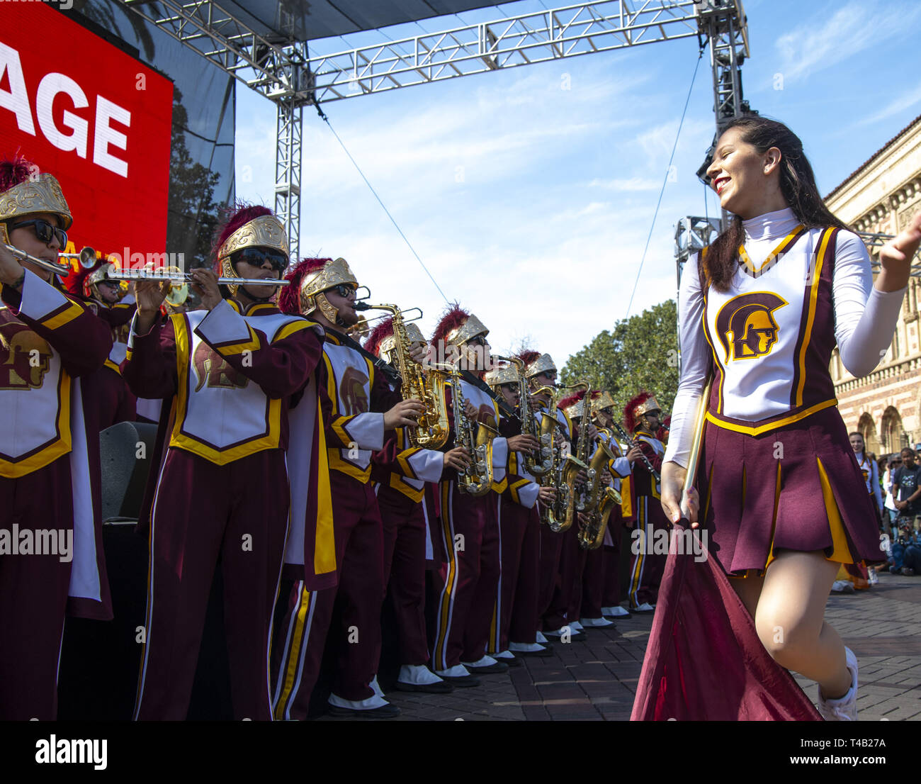 Usc marching band hi-res stock photography and images - Alamy