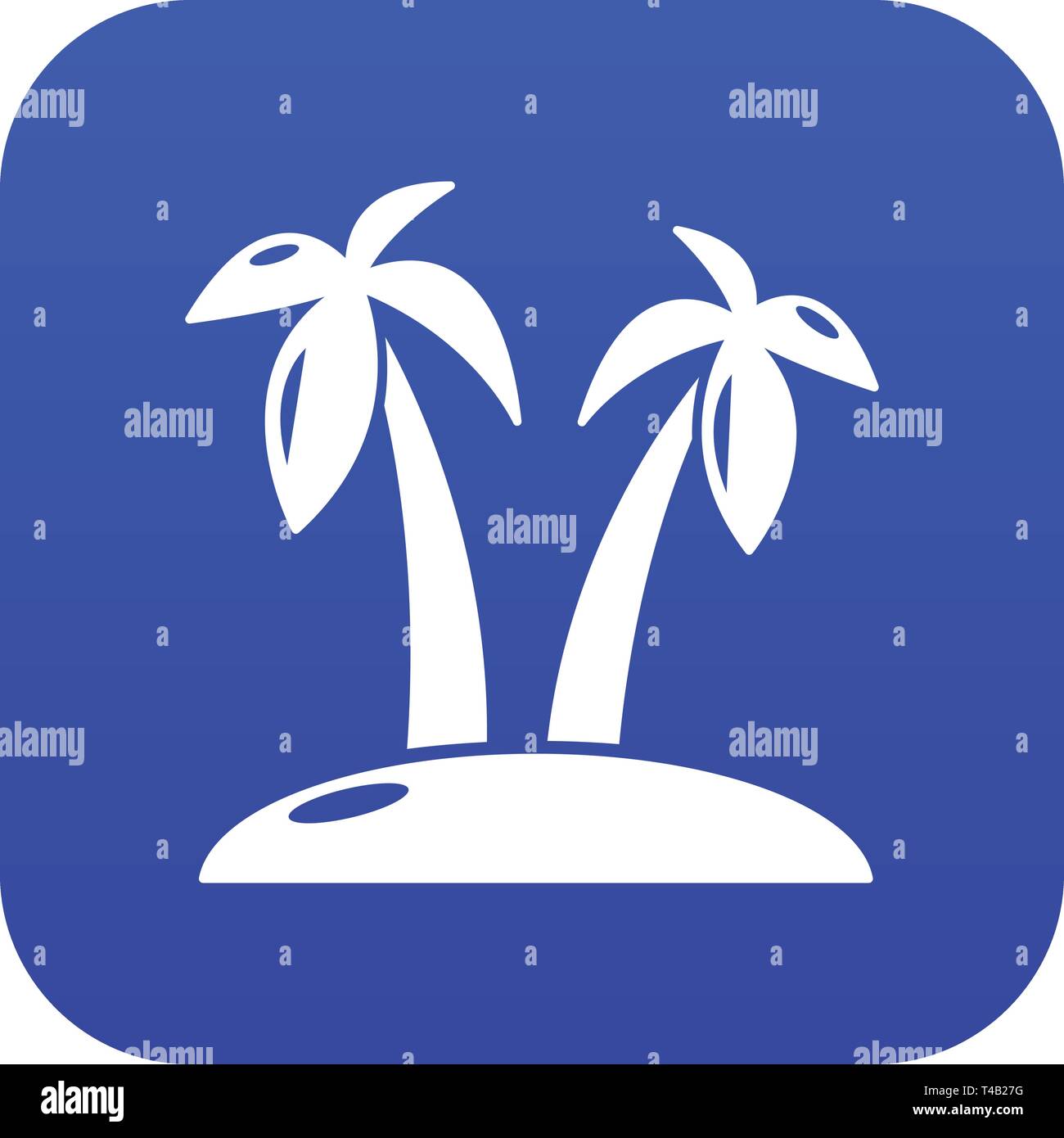 Equatorial island vacation paradise Stock Vector Images - Alamy