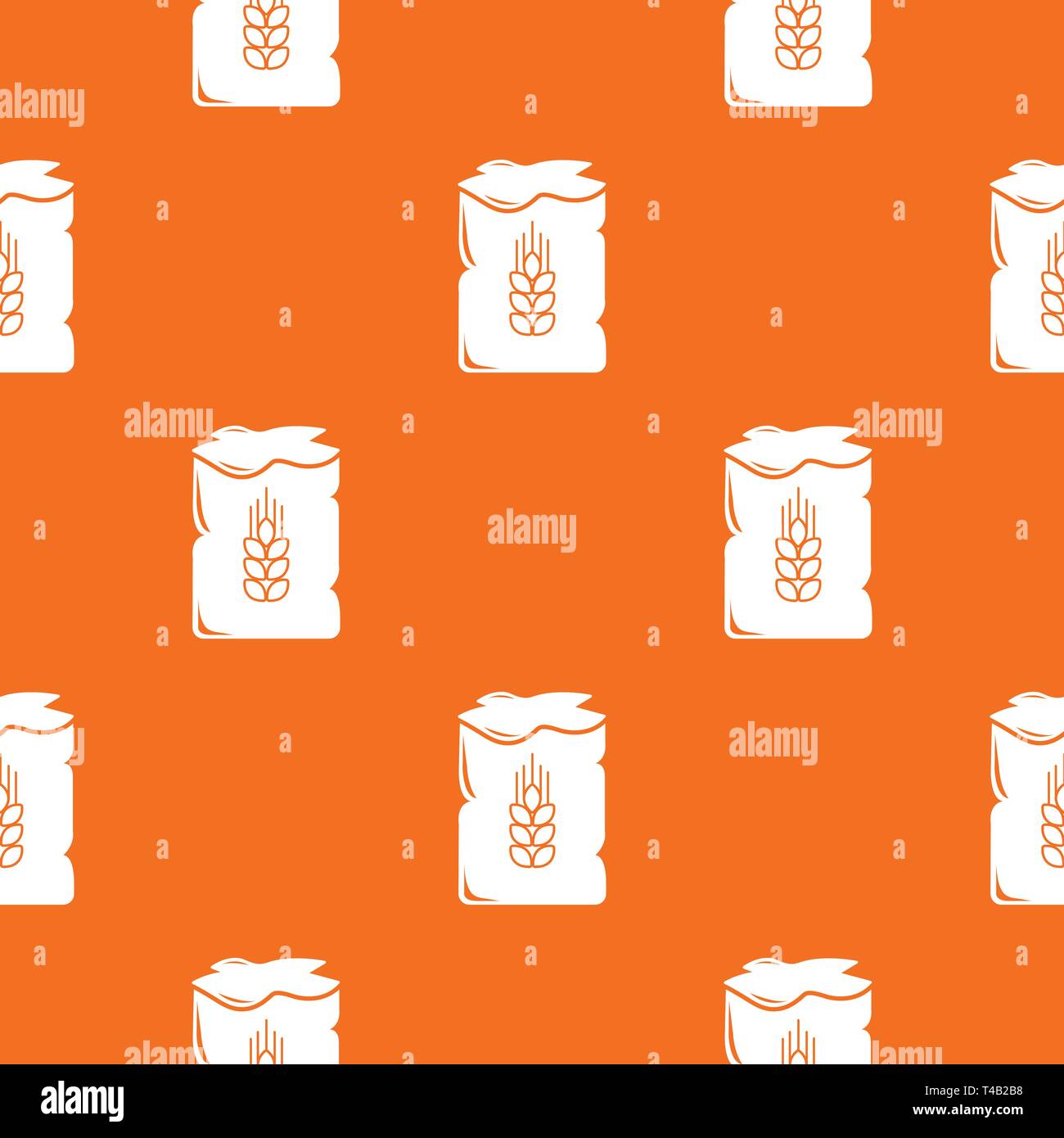 Bag wheat pattern vector orange Stock Vector Image & Art - Alamy