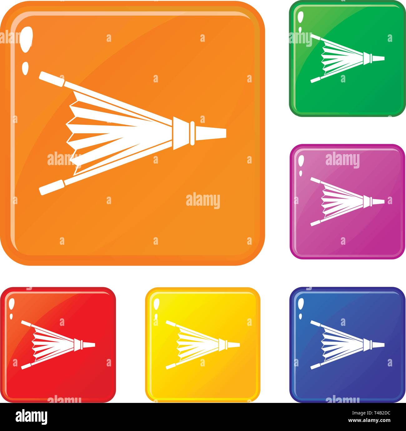 Fire bellows icons set vector color Stock Vector Image & Art - Alamy
