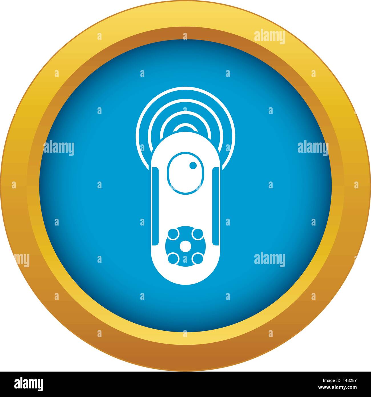 Game joystick icon blue vector isolated Stock Vector Image & Art - Alamy