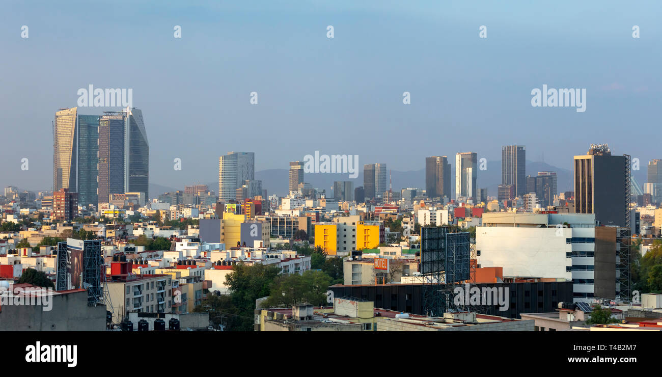 City view in Mexico City Stock Photo - Alamy
